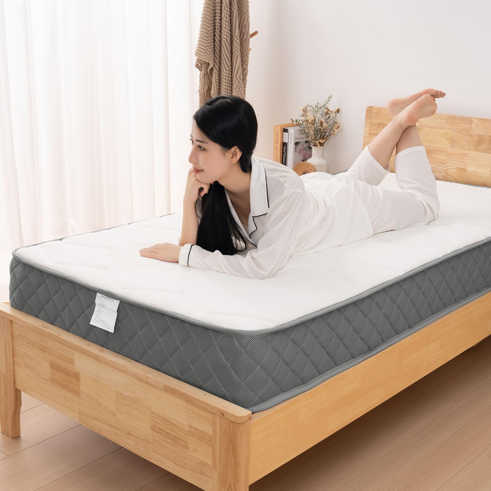 Amazon.co.jp: HARUMIN Single Mattress, Extra Thick 7.9 inches (20 cm ...
