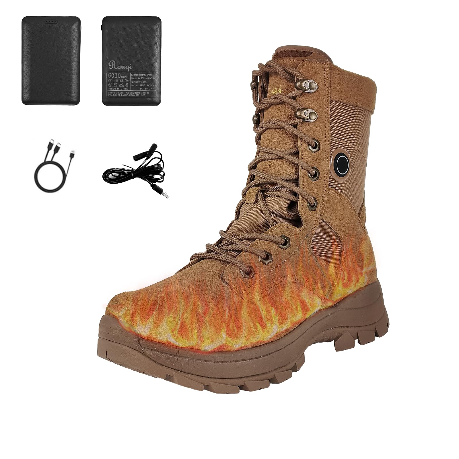 Snapklik.com : Loowoko Heated Boots For Men & Women, Rechargeable ...