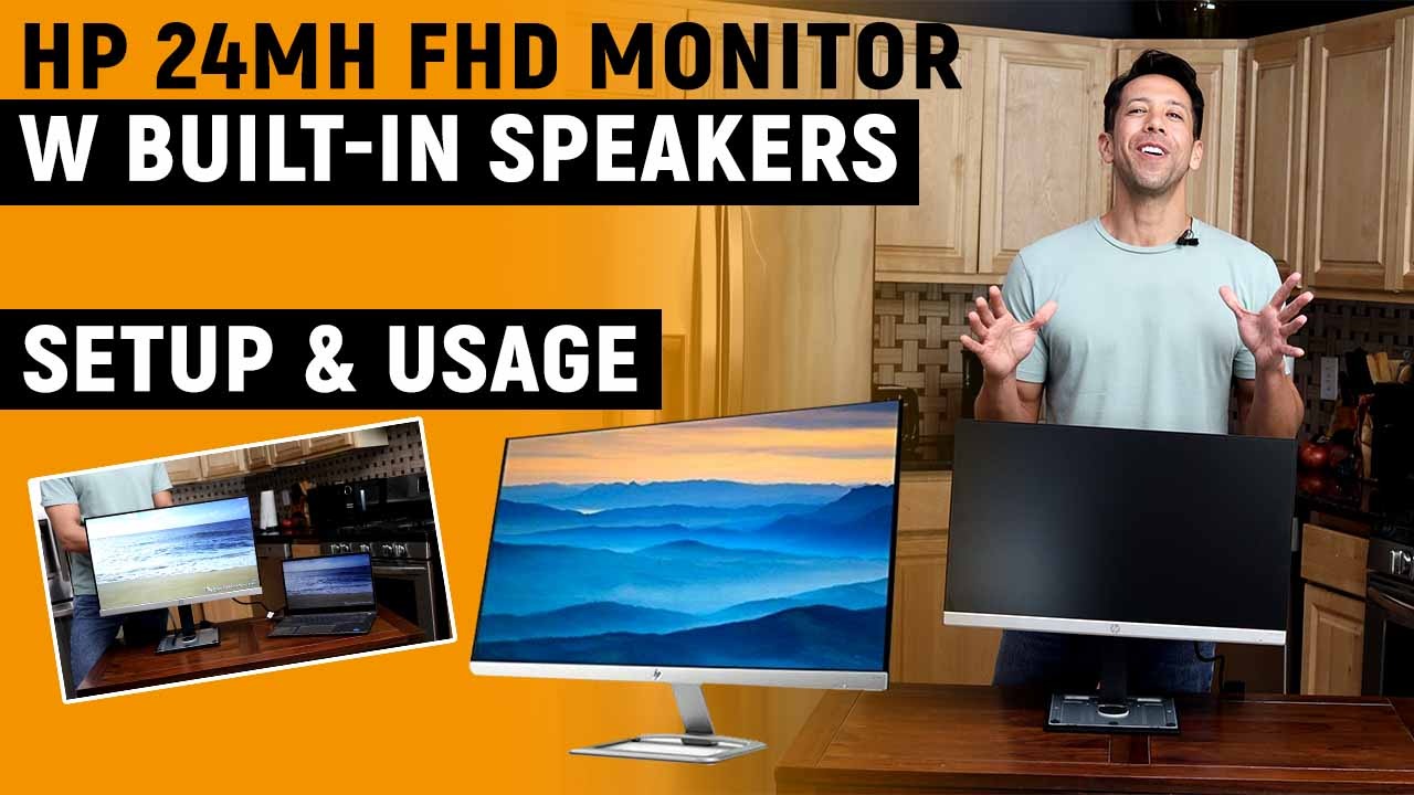 Watch HP 24mh FHD Monitor with 23.8 inch IPS Display - Review on Amazon ...