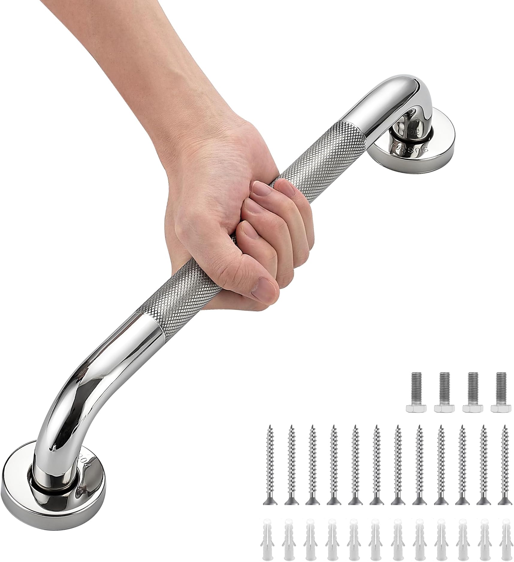 Amazon.com: Grab Bars for Bathtubs and Showers- 1-1/4 x 16 Angled ...