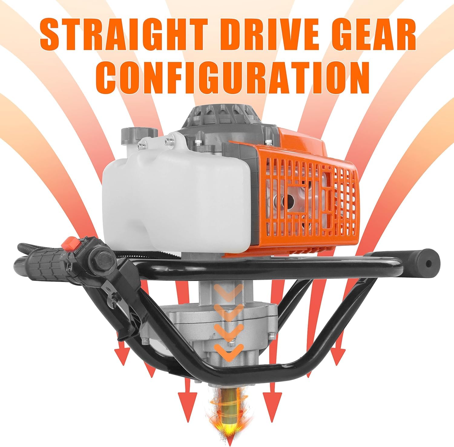 Snapklik.com : NEOTEC 72CC 2-Stroke Gas Powered Earth Auger Post Fence ...
