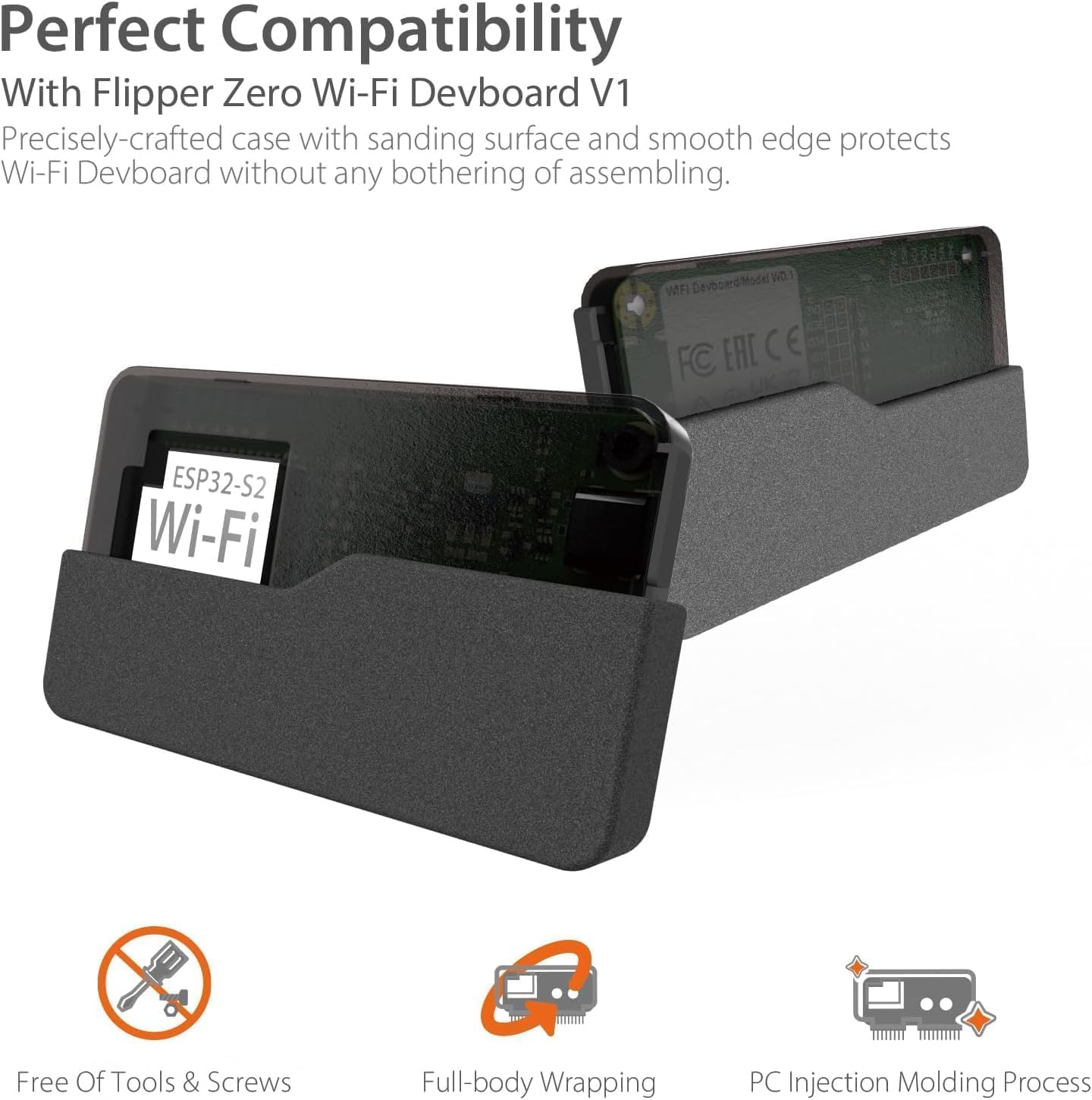 5 in 1 Protective Case Set for Flipper Zero & for Flipper Zero Wi-Fi ...