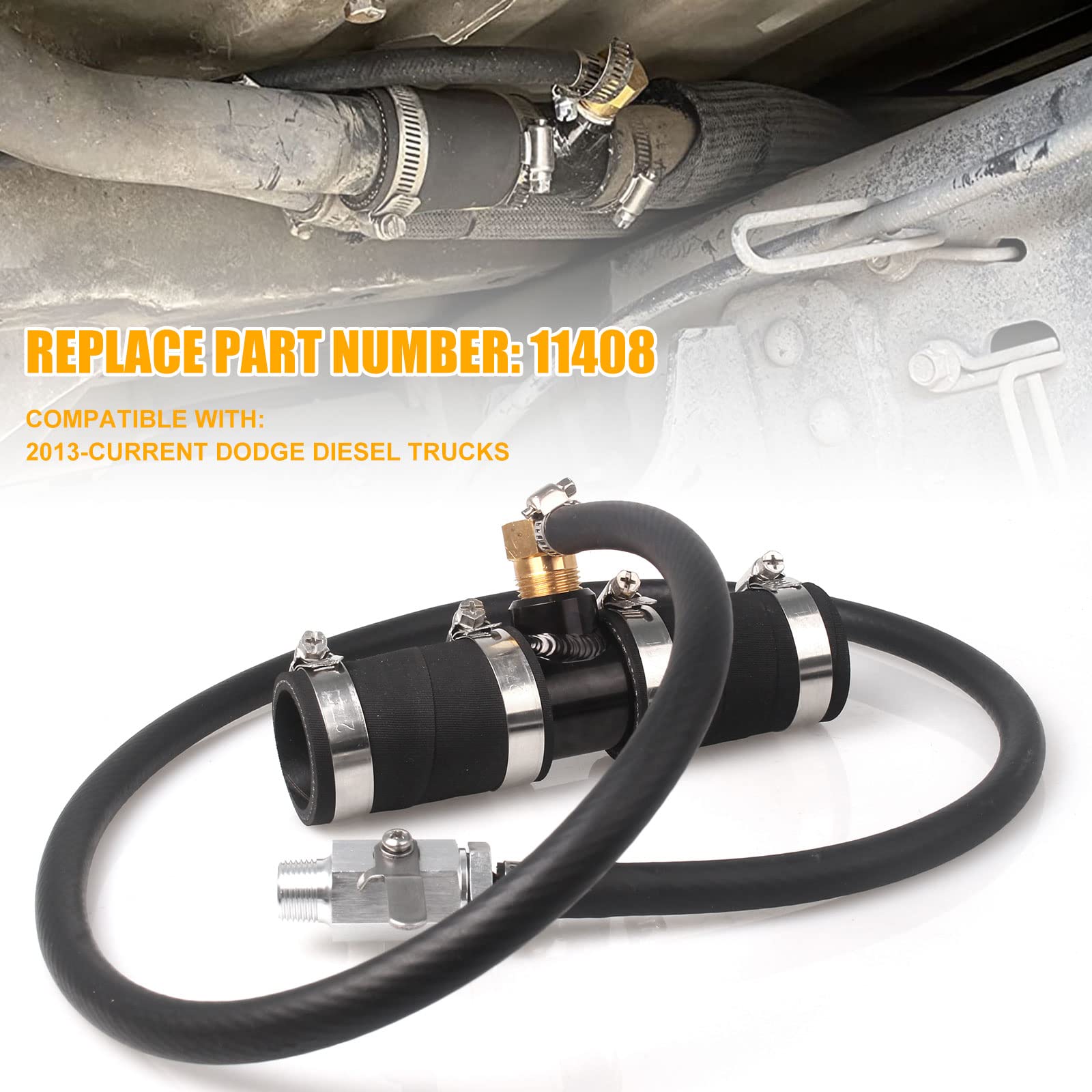 Snapklik.com : Auxiliary Fuel Tank Install Kit 1 3/4" 11408 Diesel ...
