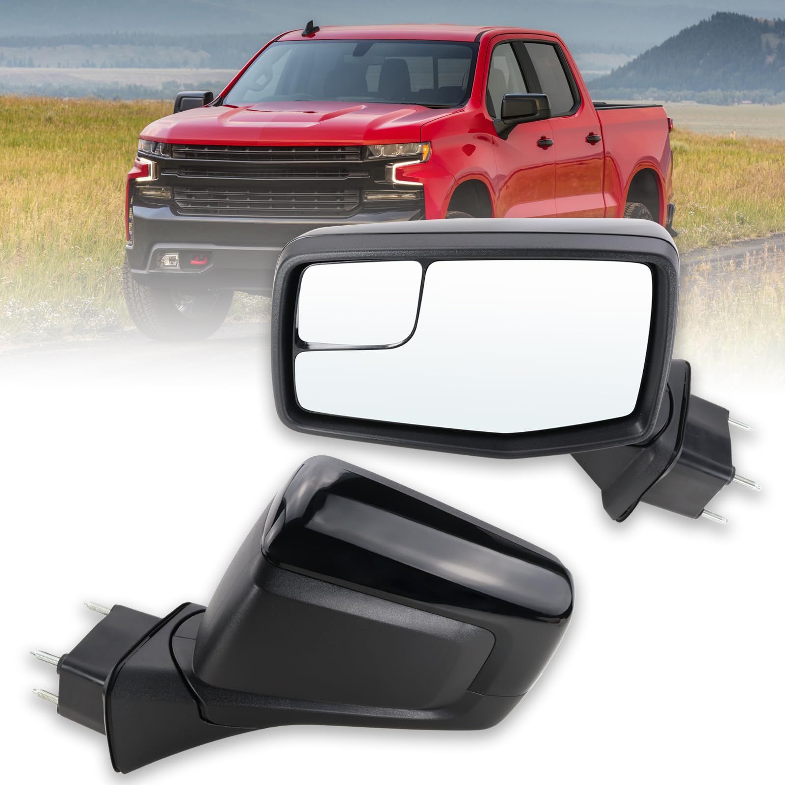Amazon.com: Lqito Left Driver Side Mirror Compatible with 2019-2024 ...