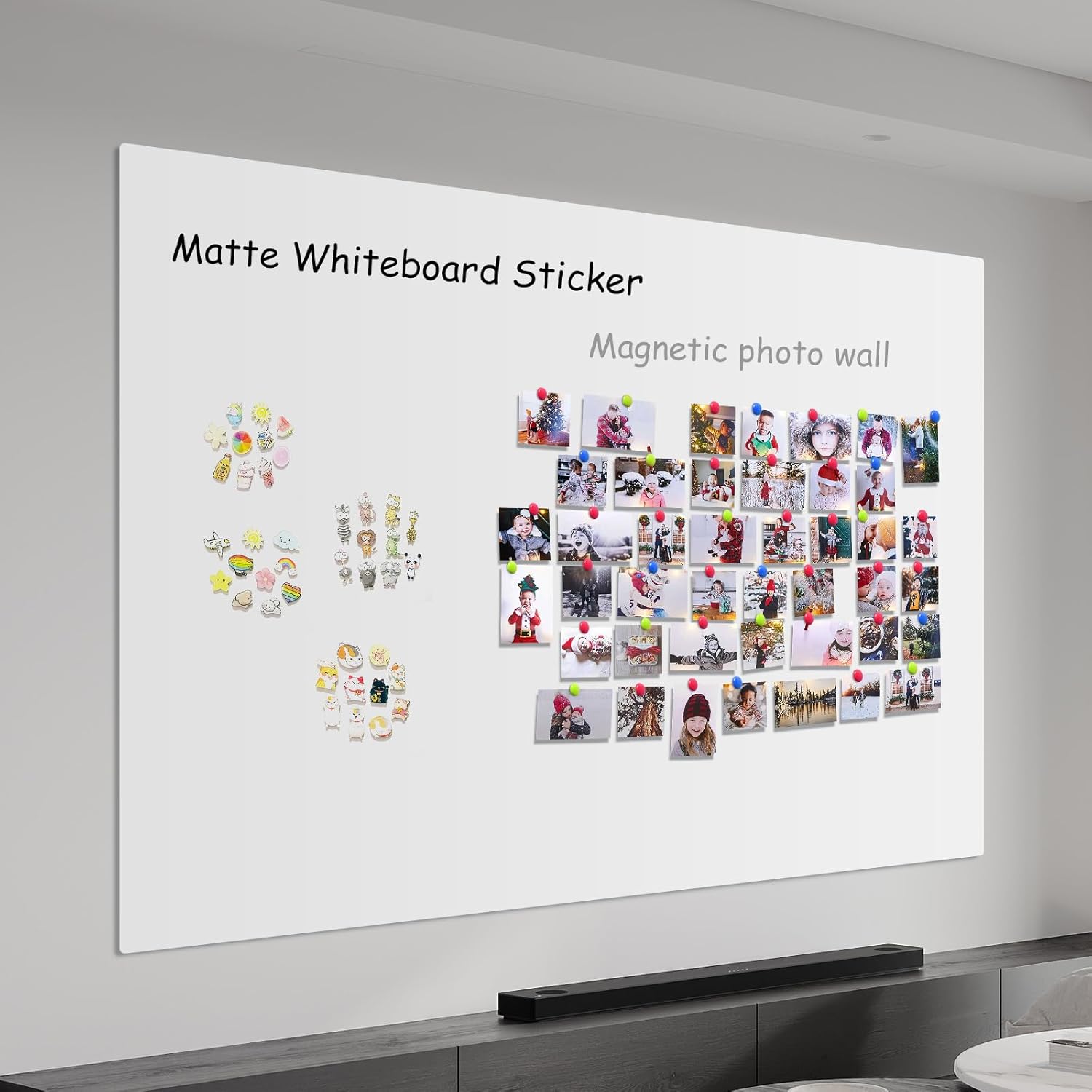 Amazon.com : Warasee Matte White Board Magnetic Contact Paper, 24" x 35 ...