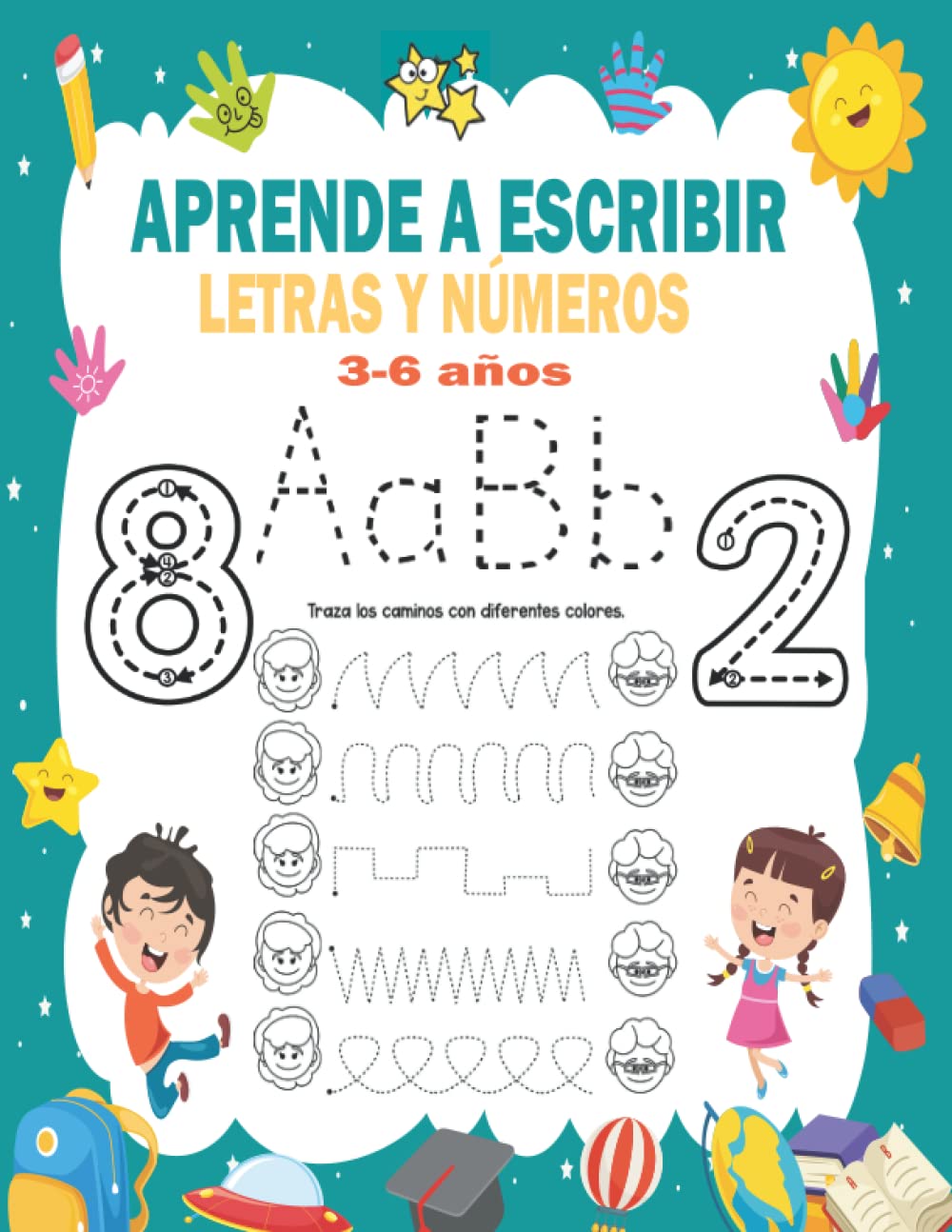 Buy APRENDER A ESCRIBIR LETRAS Y NÚMEROS 3-6 años: Caligrafía ...
