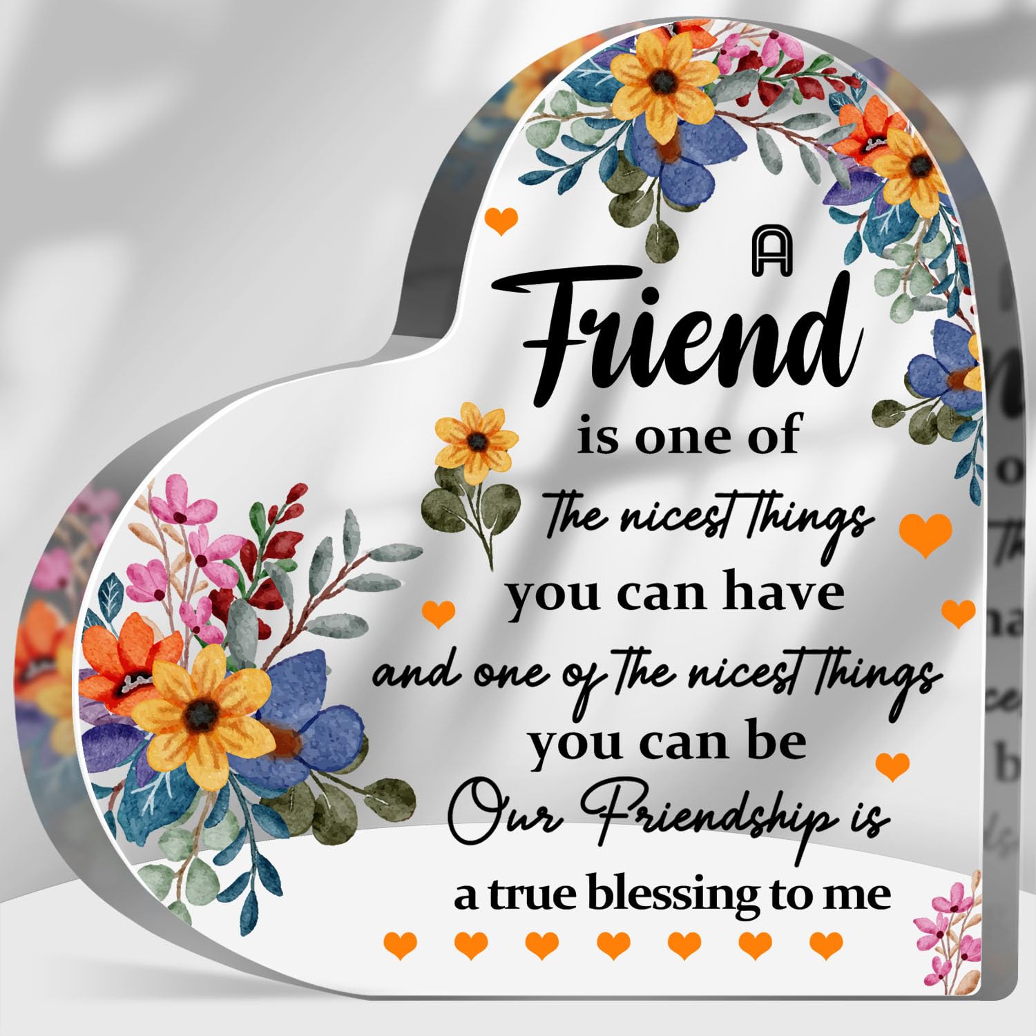 Amazon.com: Friend Is Nicest Things Acrylic Plaque Sign Friendship ...