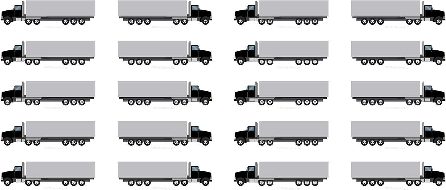 Commercial Semi Truck Vehicle Magnets for Route Planning by DCM ...