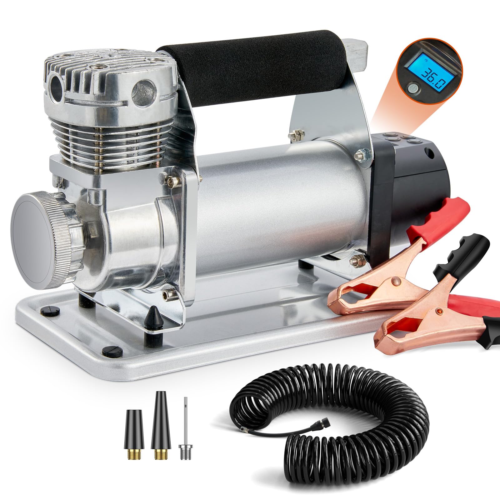 12 volt portable air compressor for tires discount