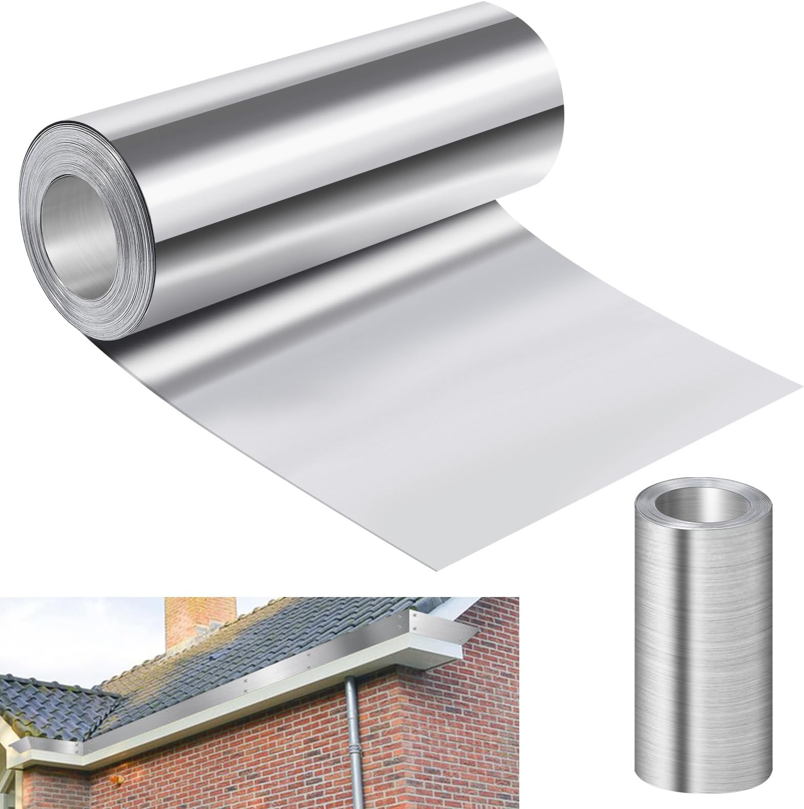 Zonon Aluminum Flashing Roll Roof 8'' x 30' Flashing Weatherproofing ...