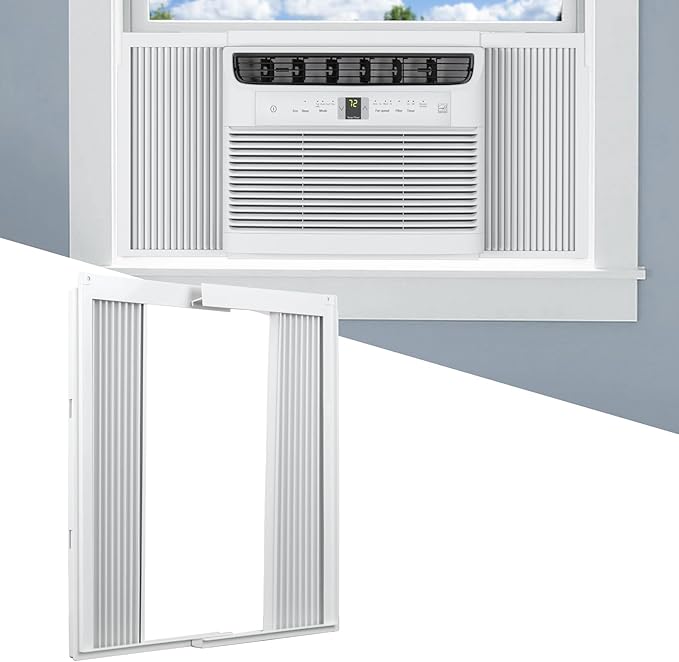 Amazon.com: Memrita Window AC Side Panel with Frame Set,Air Conditioner ...
