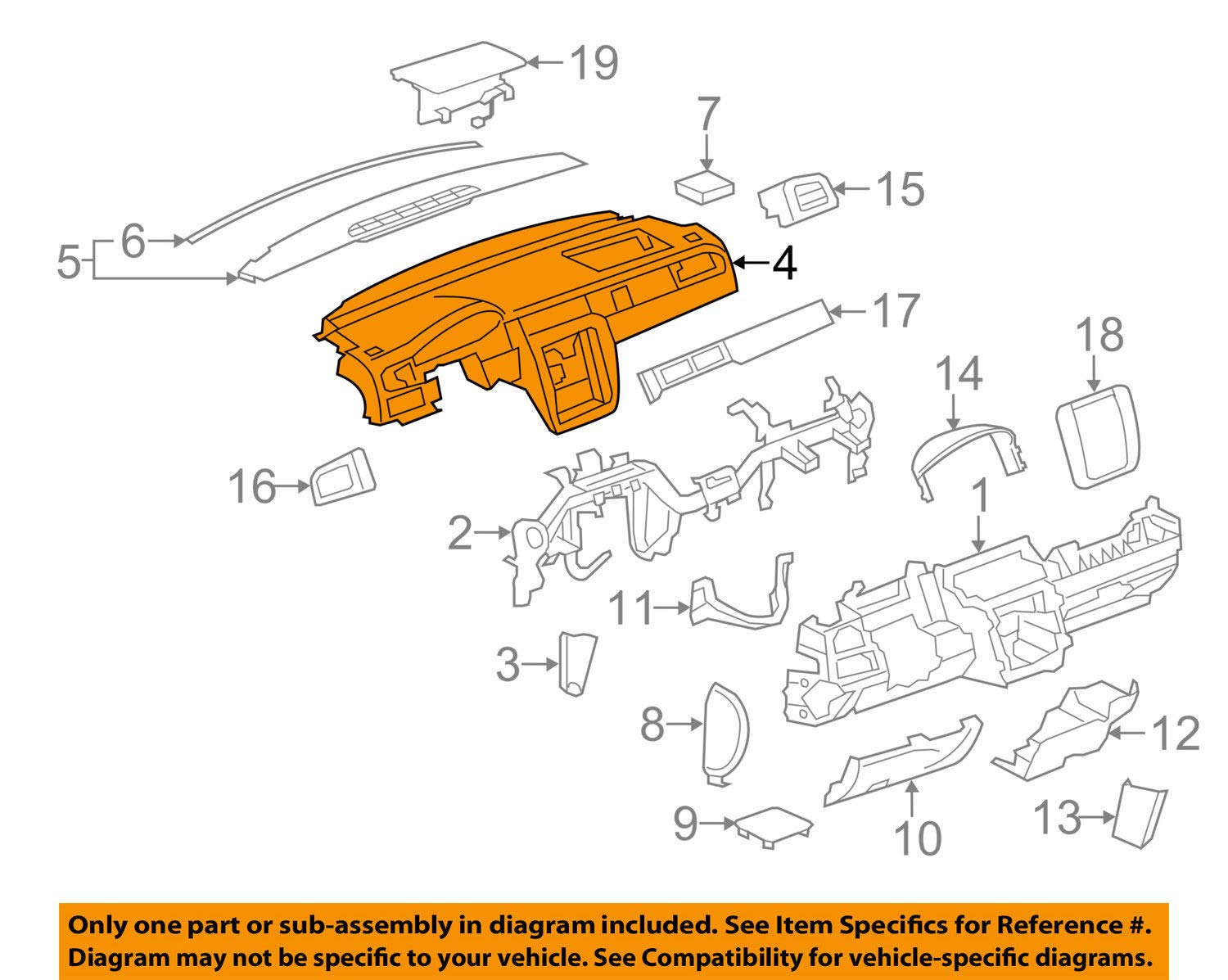 Amazon.com: General Motors GM OEM Instrument Panel-Dash 23224748 ...