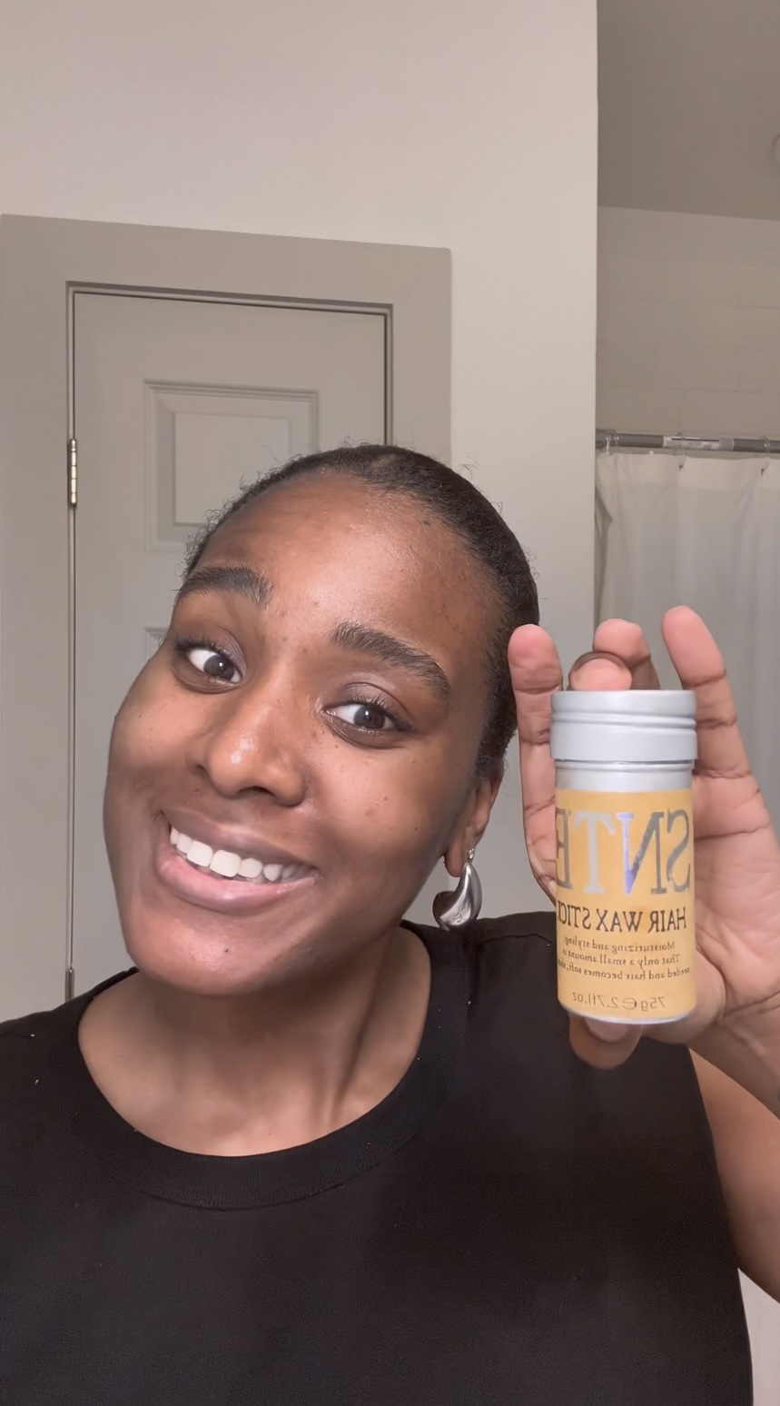 Watch How To Use The Viral Wax Stick on Natural Black Hair on Amazon Live