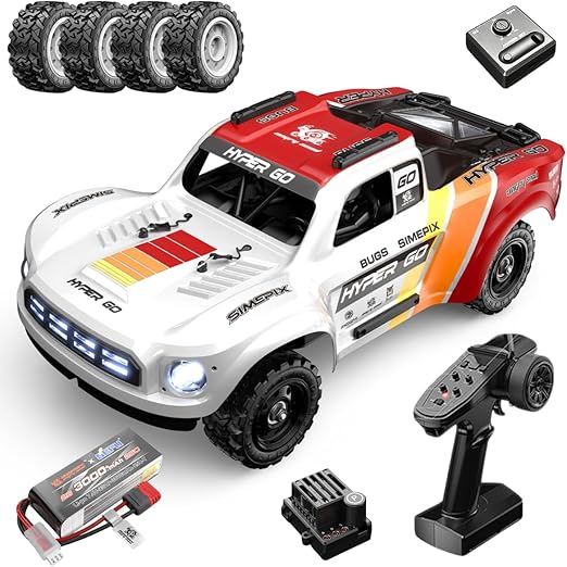 Amazon.com: Brushless RC Car MJX Hyper Go 14211 1:14 Scale 70km/h High ...