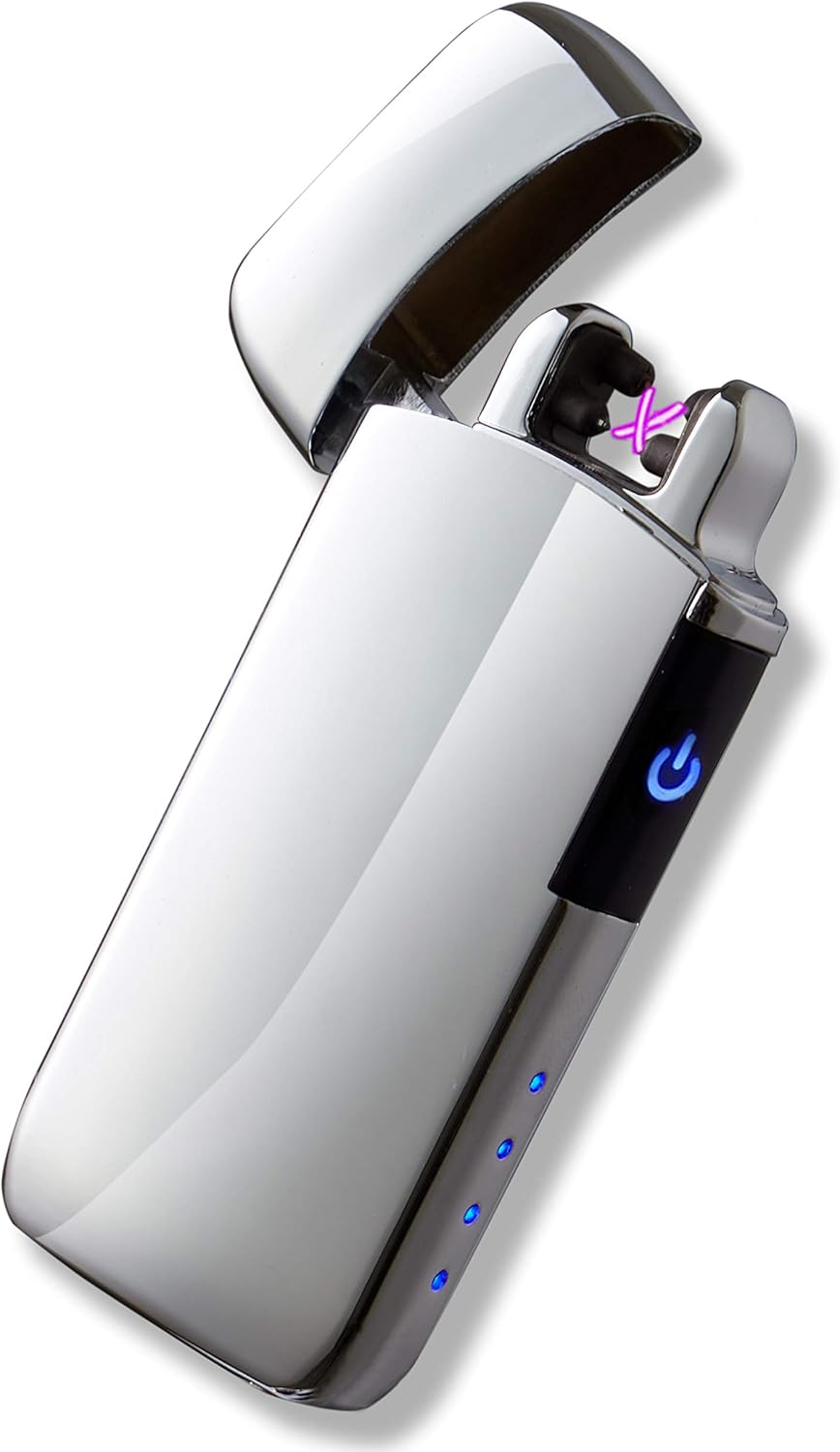 FiveBlack Electric Arc Lighter USB Rechargeable Pulse Plasma Windproof ...