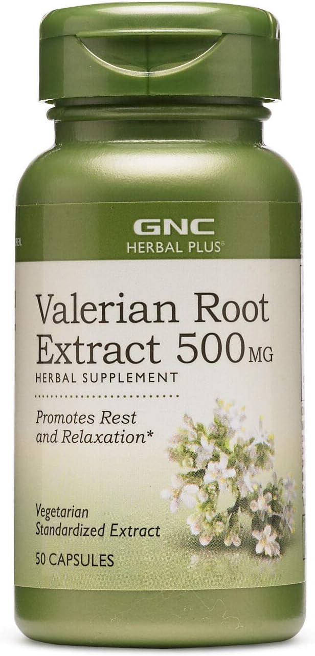 Amazon.com: GNC Herbal Plus Valerian Root Extract 500 MG,50 servings ...