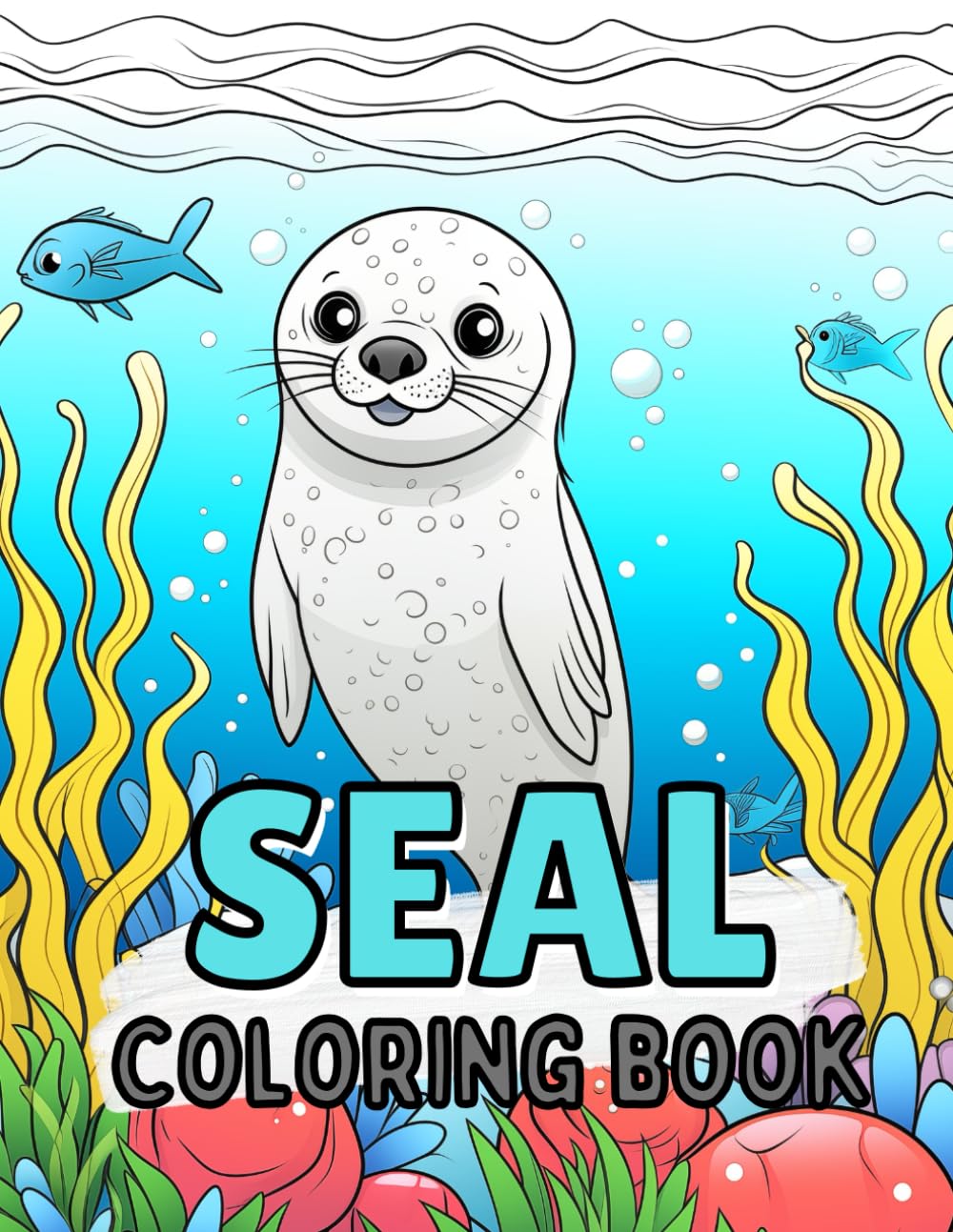 Amazon.com: Seal Coloring Book: Fun And Simple Seal Coloring Book For ...