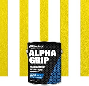Alpha Grip Non-Slip Paint for Concrete & Asphalt – Non-Skid Coating ...