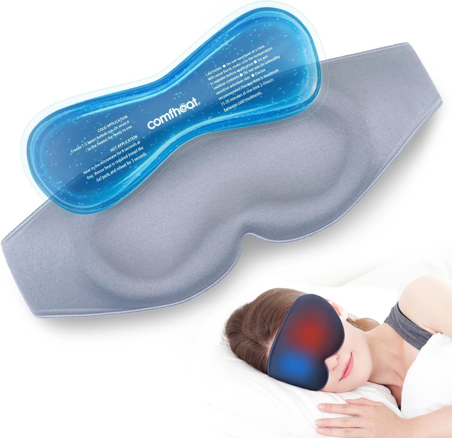 Amazon.com: BlissLife Dry Eye Mask - Warm Compress for Eyes, Heated ...