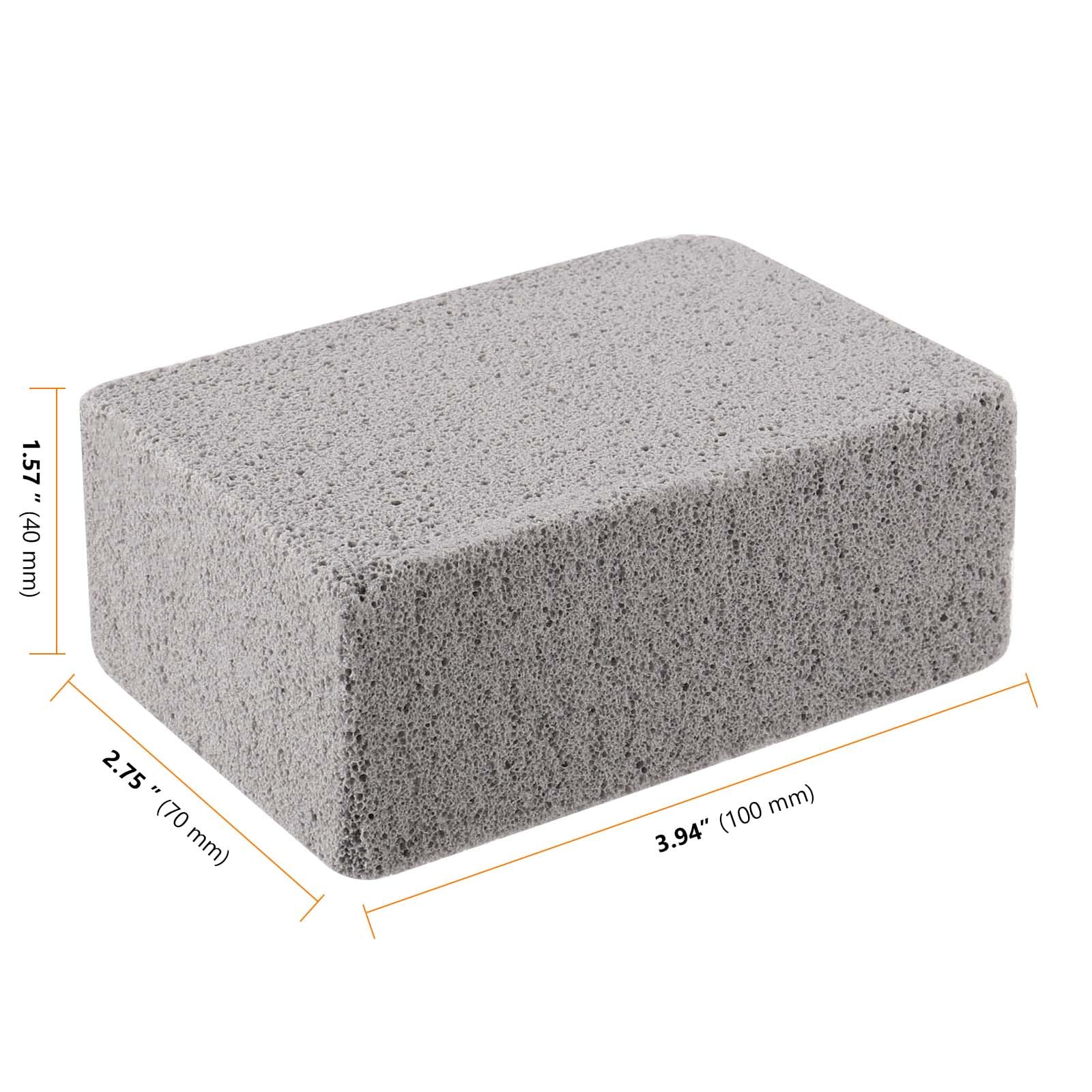 Snapklik.com : 10 Pack Grill Stone Cleaning Brick Block, 3.9x2.8x1.6 ...