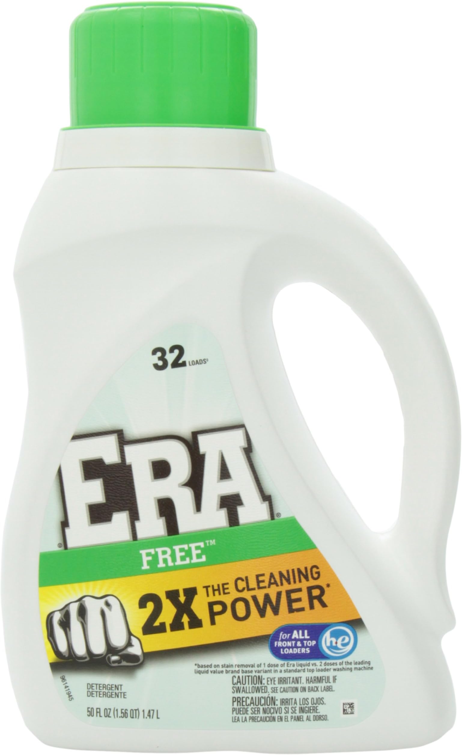 Amazon.com: Era 2x Ultra Free Liquid Detergent 32 Loads 50 Fl Oz ...