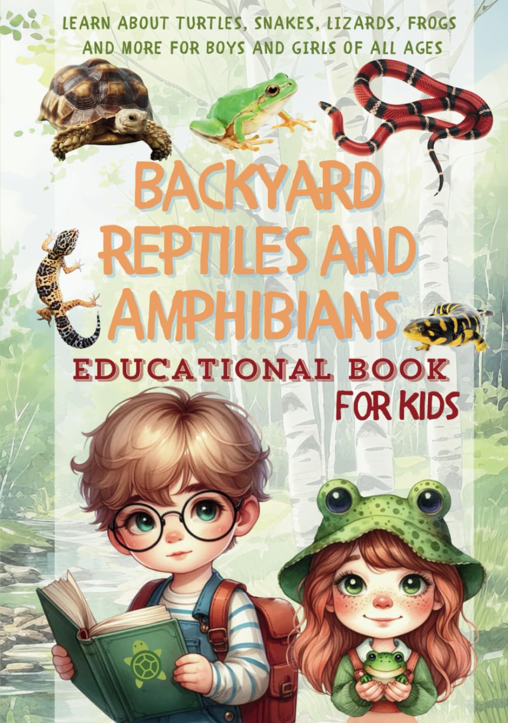Backyard Reptiles and Amphibians | Educational Book for Kids: Learn ...