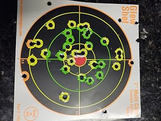 Amazon.com : 100 Pack - 7" Reactive Splatter Targets - GlowShot - Multi ...