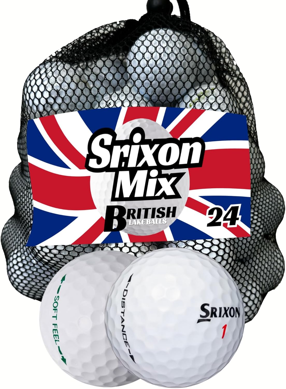 British Lake Balls - Srixon Mix Grade A - Premium Lake Golf Balls - 24 ...