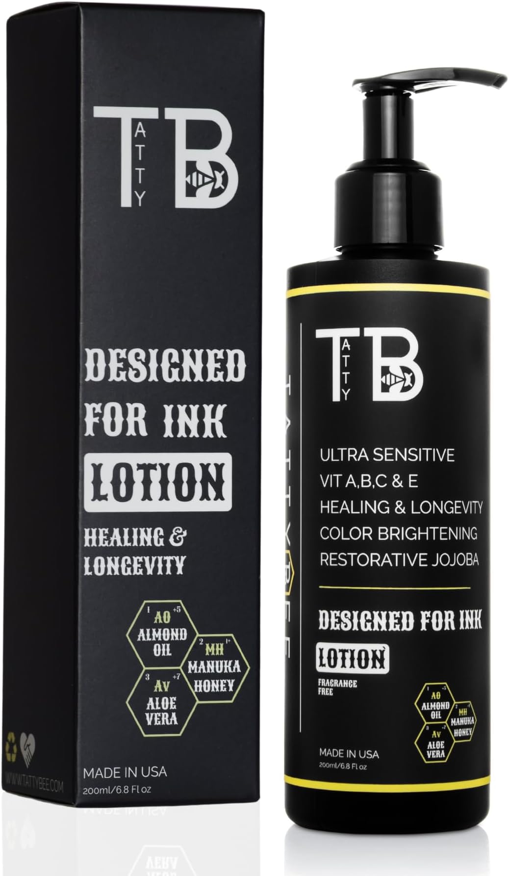 Amazon.com: Hustle Butter Tattoo Aftercare - Daily Moisturizing Lotion ...