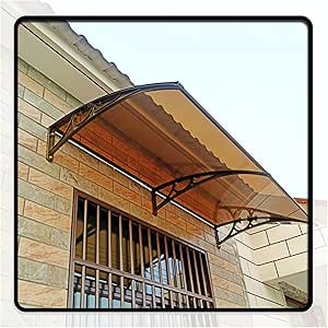 Window Awning Canopy, Overhead Door Canopies, Polycarbonate Cover Rain ...