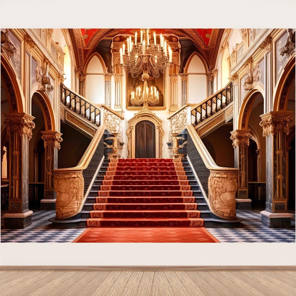 Amazon.com : Graduation Prom Photo Backdrop Golden Glitter Candle Light ...