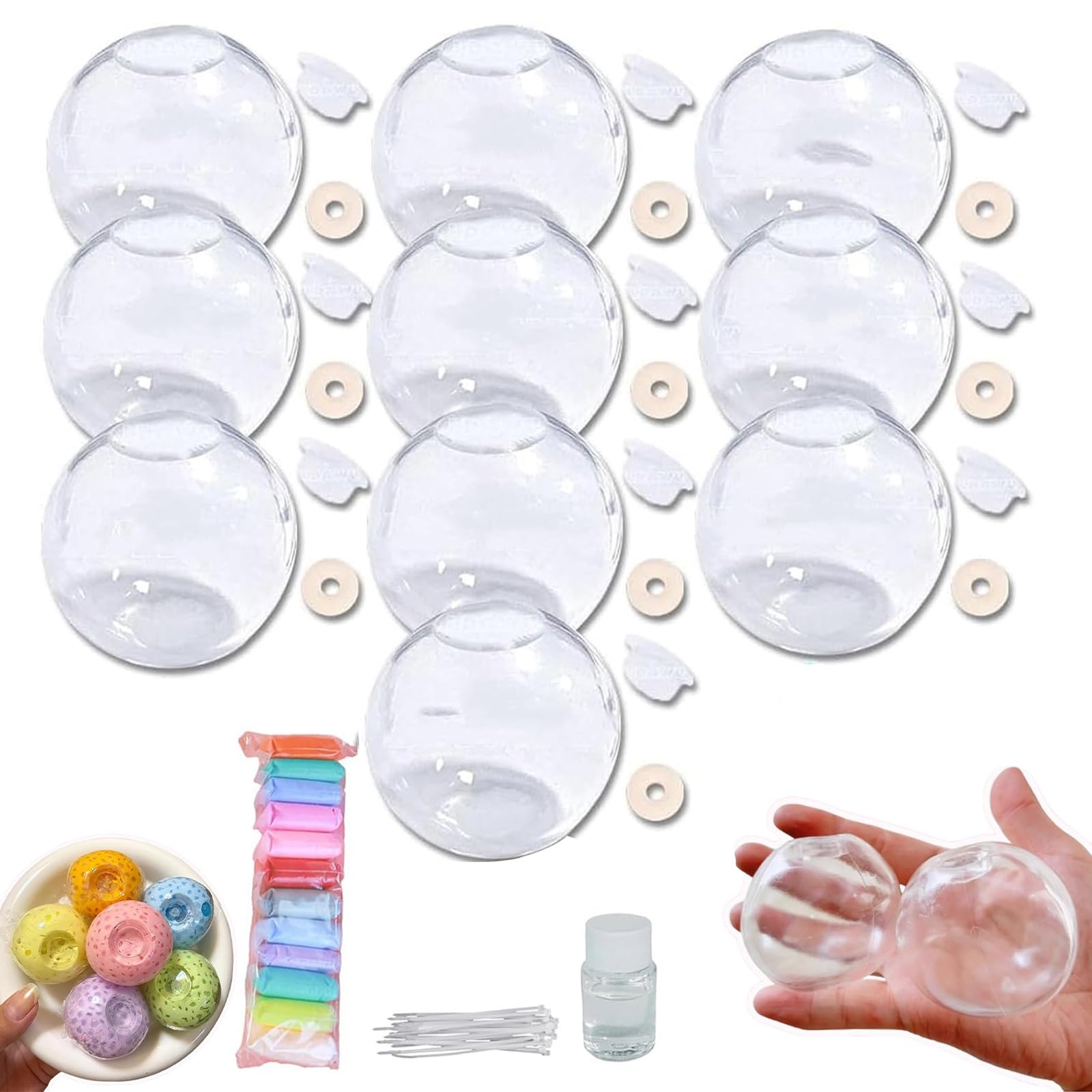 DIY Sensory Toy Craft Kit 10-Pack DIY Stress Ball Kit – Blank Skins ...
