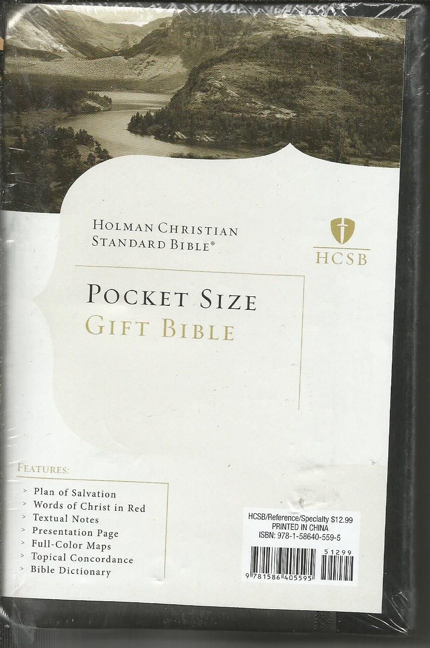 Holman Christian Standard Bible Pocket Size Gift Bible: Anonymous ...