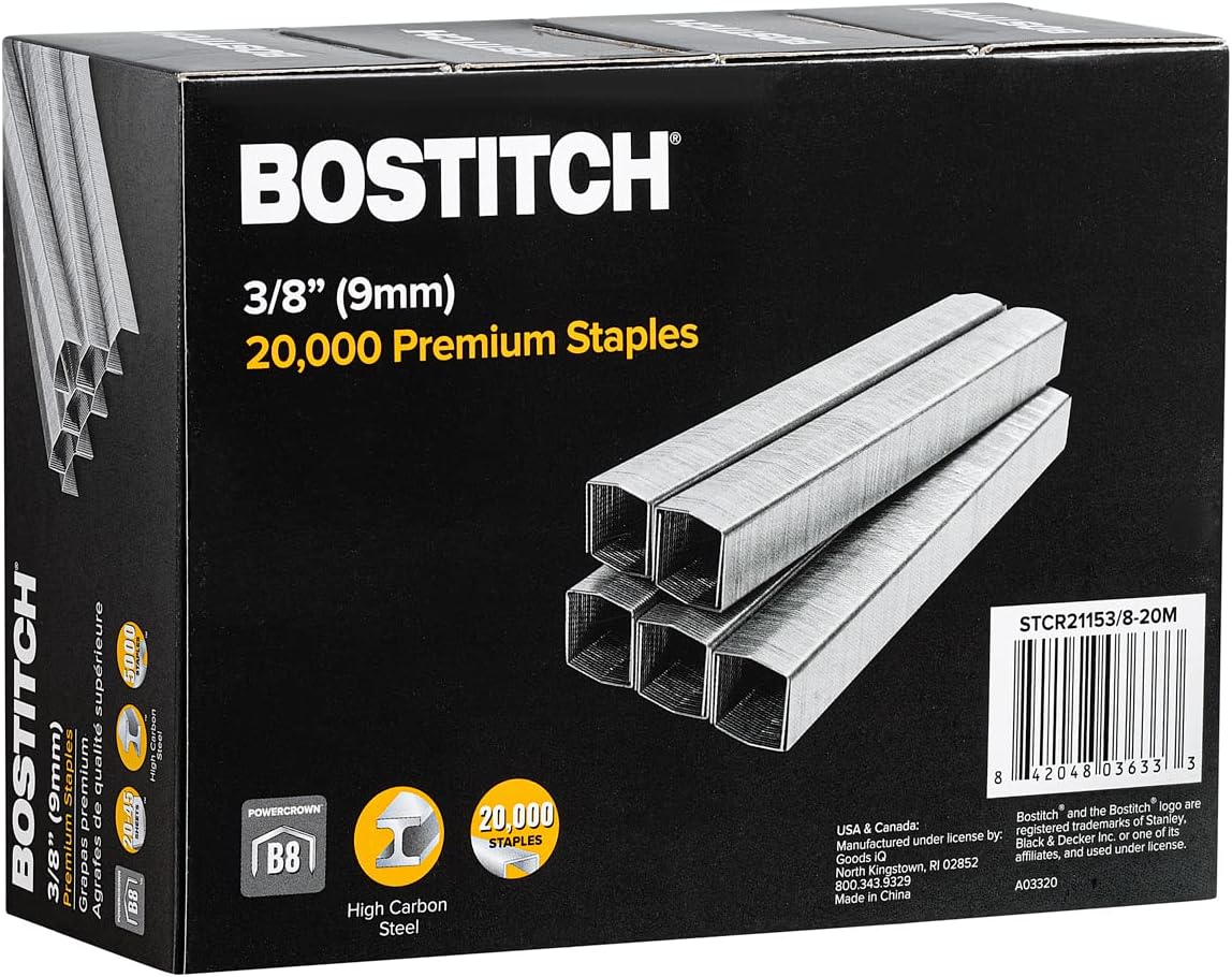 Bostitch Heavy Duty Premium Staples for PHD60 and PHD60R, 2-60 Sheets ...