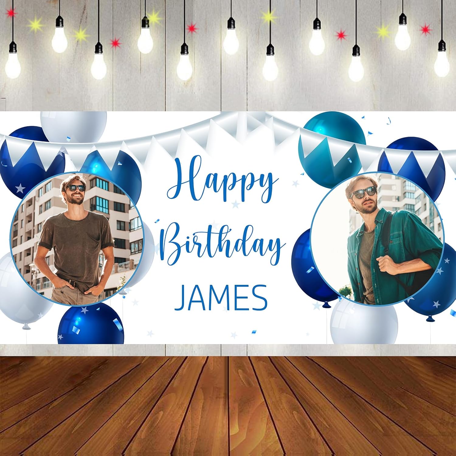 Amazon.com: Custom Happy Birthday Banner Personalized Banners and Signs ...