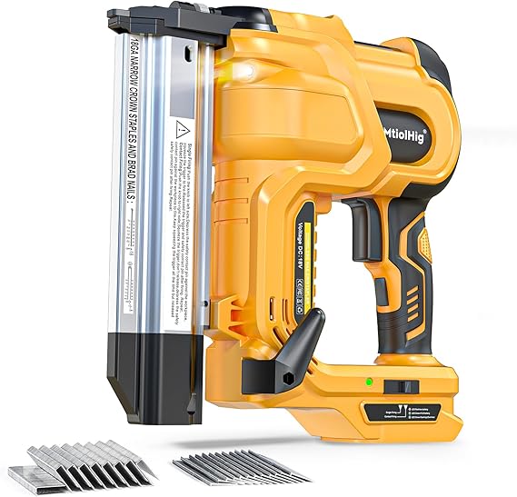 MtiolHig Cordless 2" Brad Nailer Compatible with Dewalt 20V (Tool Only ...