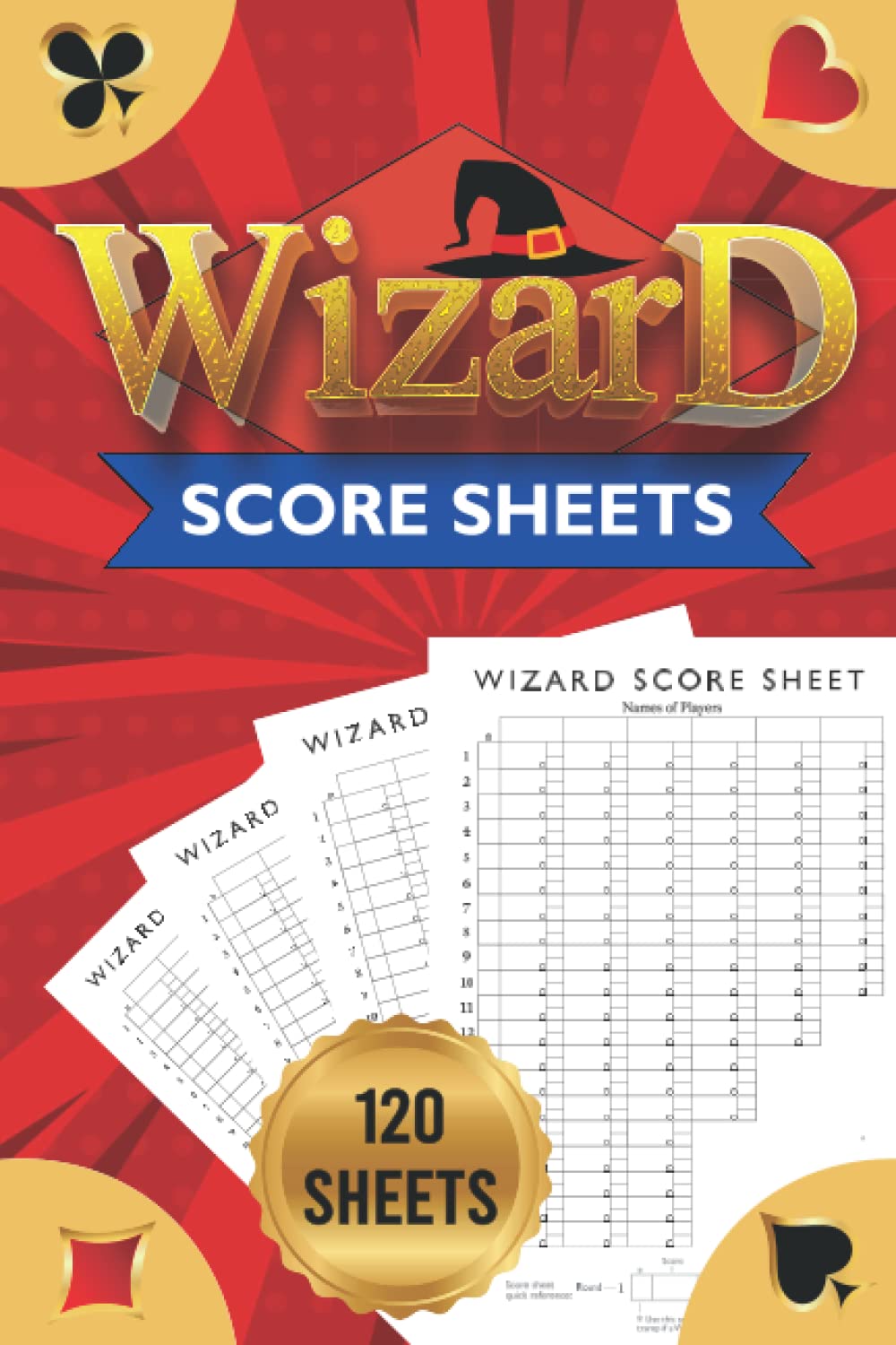 Buy Wizard Score Sheet: Wizard Card Game Score Pad, Wizard Score Keeper ...