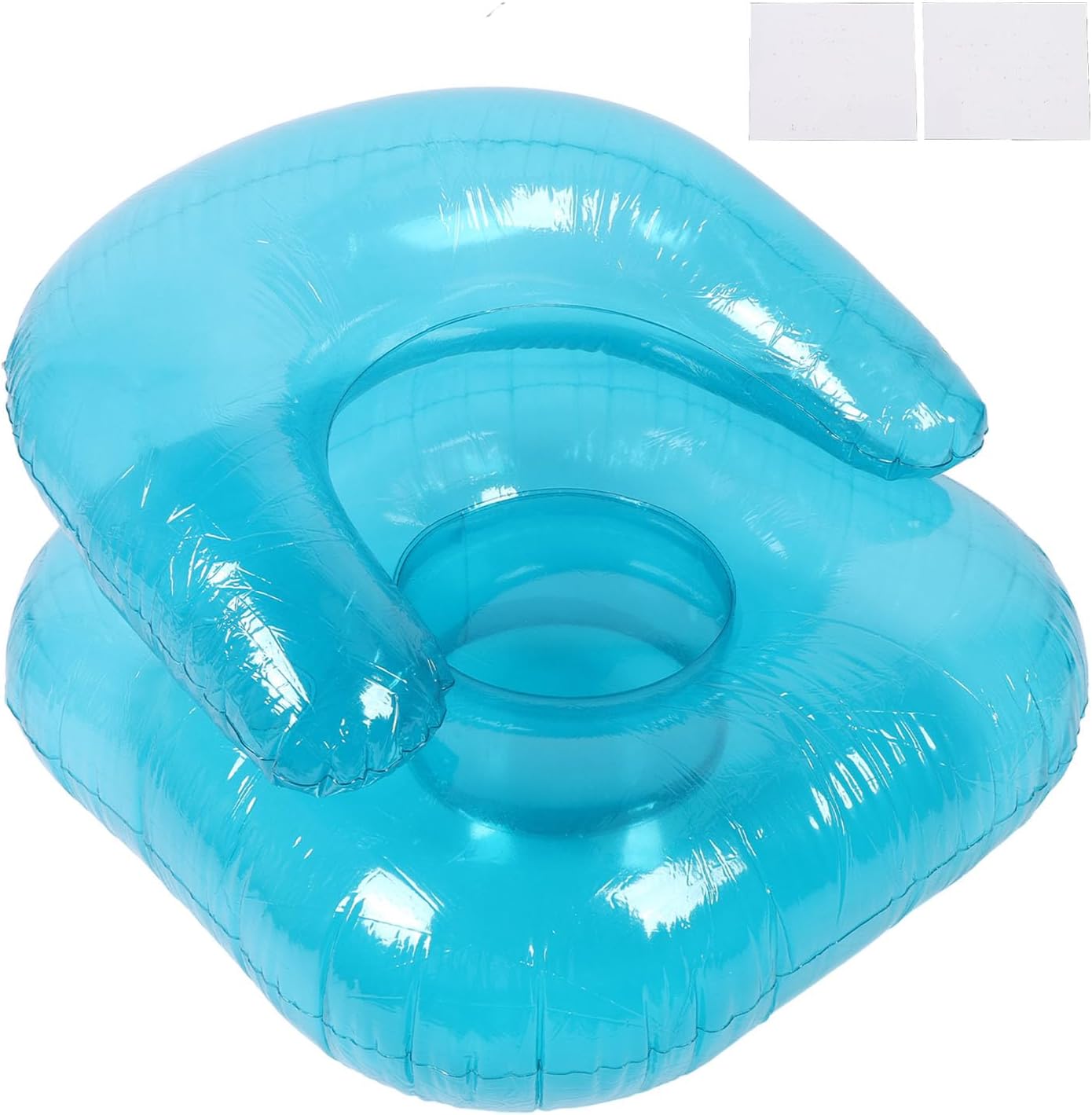Amazon.com: Inflatable Chair, PVC Transparent Flodable Single ...