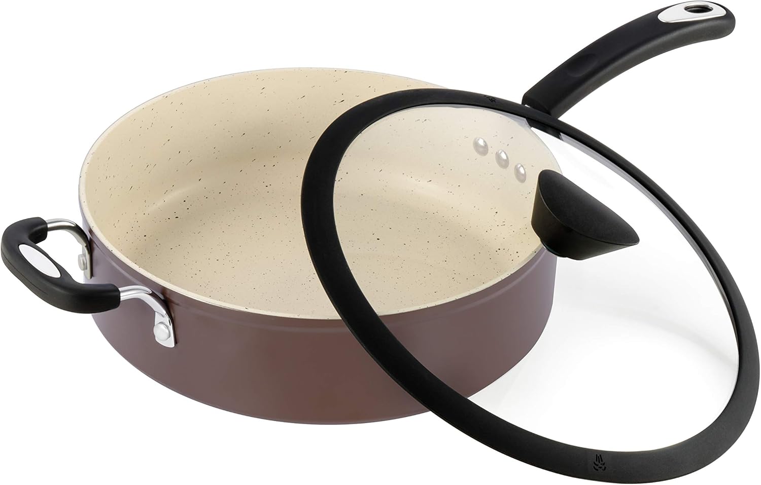 Amazon.com: Ozeri Stone Earth All-in-One Sauce Pan 100% APEO, GenX ...