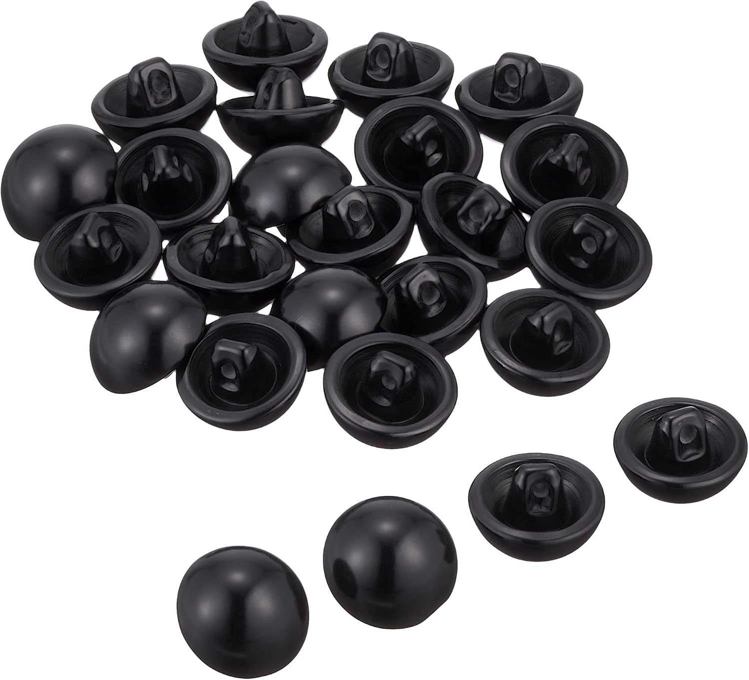 Amazon.com: NBK CE144-1-144 Back Hole Eye Buttons, 144 Pieces, φ0.4 ...