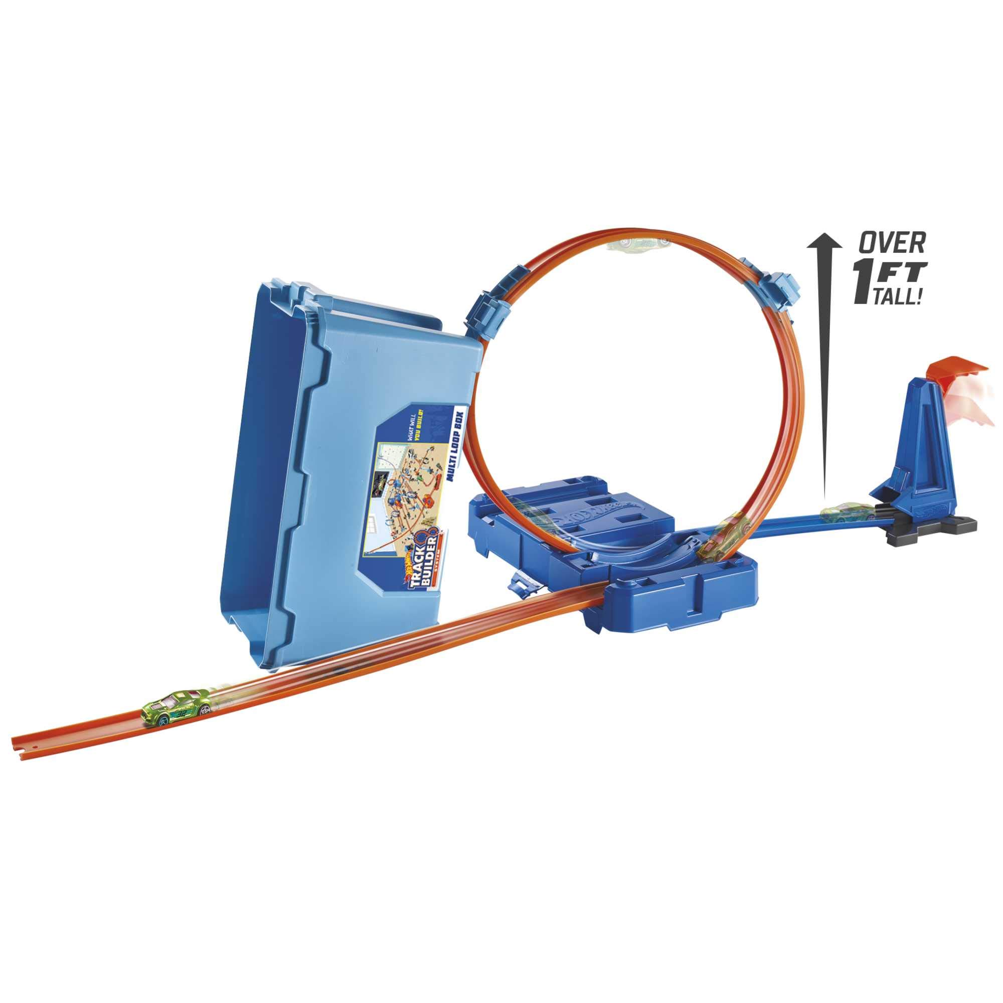 Hot Wheels Track Builder Multi Loop Box Ultimate Storage 10 Feet of ...