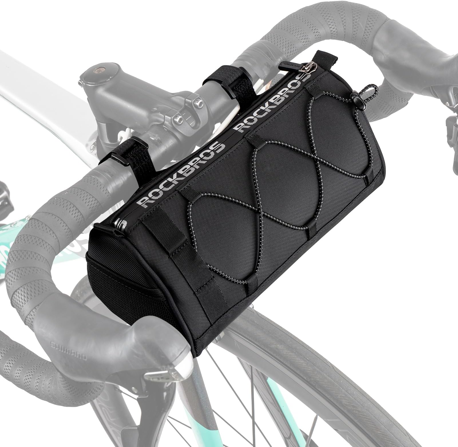 Amazon.com: ROCKBROS Bike Handlebar Bag with 1.5L Large Capacity Bike ...