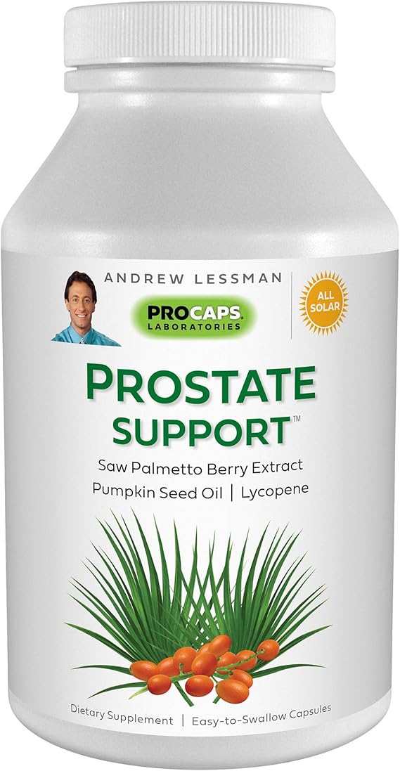 Amazon.com: ANDREW LESSMAN Prostate Support 180 Softgels - Saw Palmetto ...