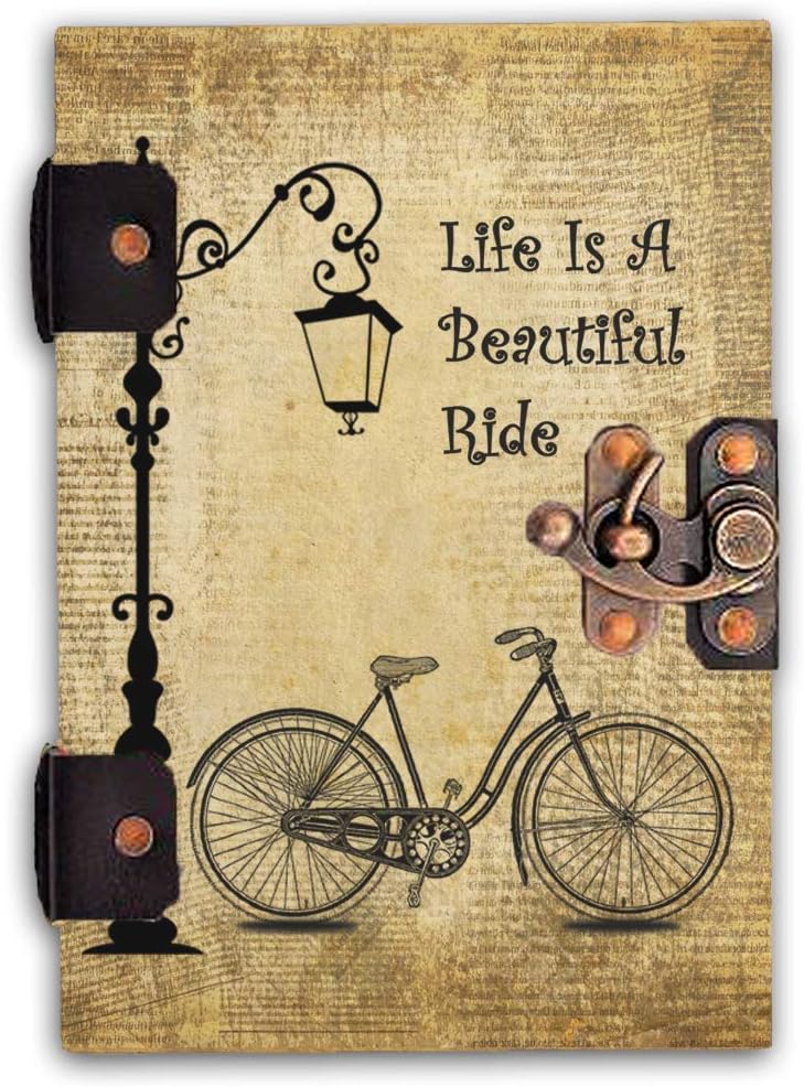 DI-KRAFT Handmade Printed Cardboard Journal Diary with Buckle Lock ...