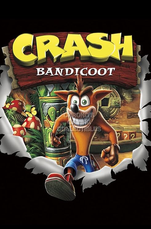 Amazon.com: PrimePoster - Crash Bandicoot Original Art Poster Glossy ...