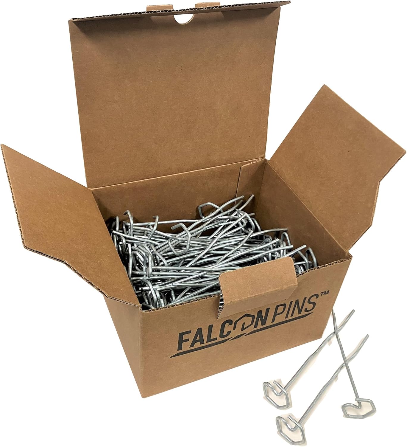 Amazon.com : Falcon Hex Pins HR-8 Landscape Anchors 100 Count | Hex ...