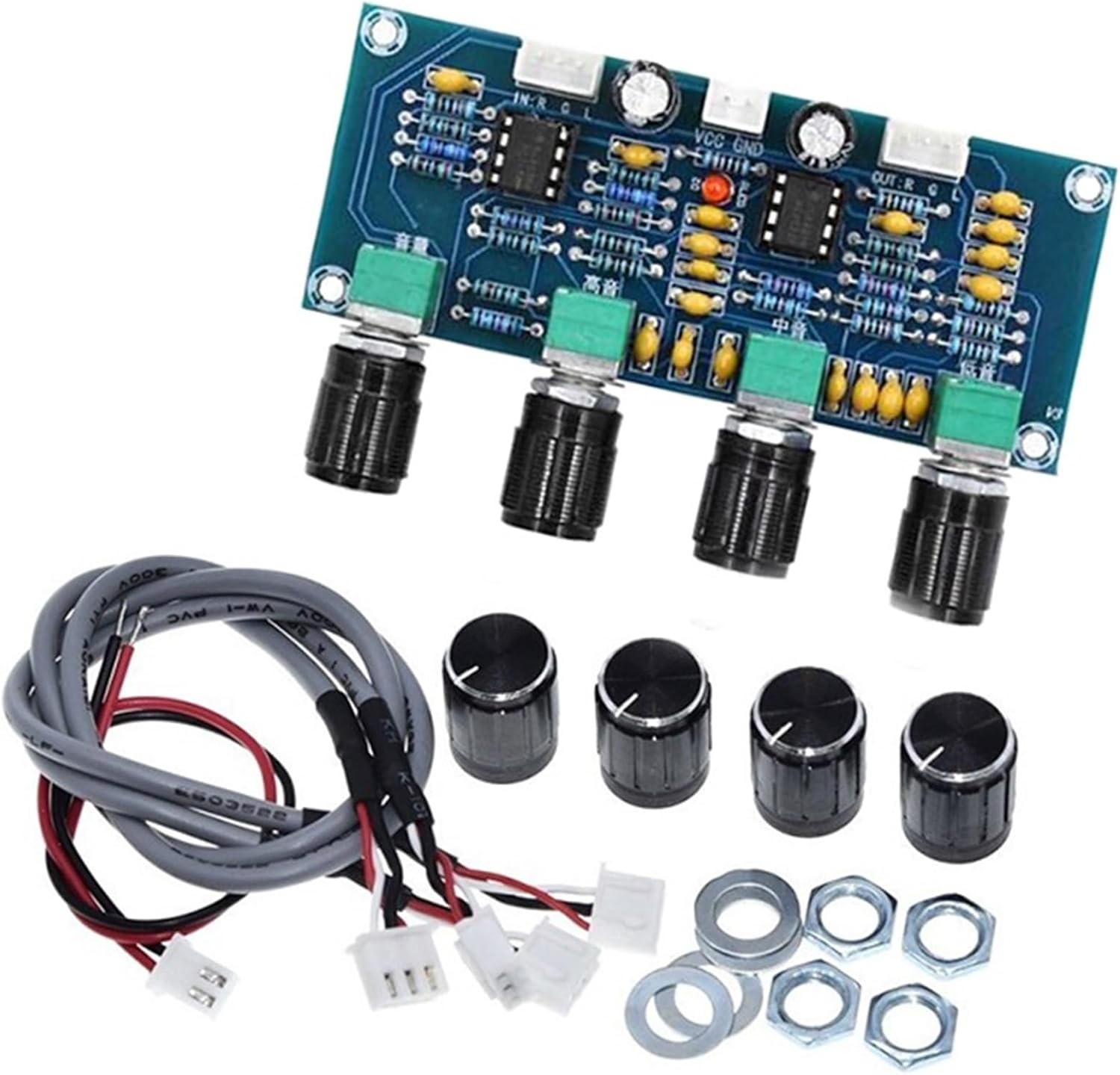 XH-A901 NE5532 Tone Board Pre-amp with Treble Bass Volume Adjustment ...