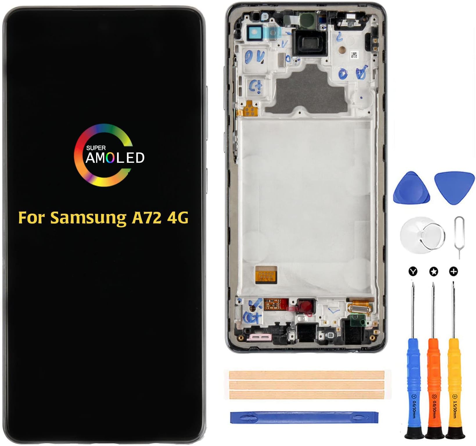 Amazon.com: Screen Replacement for Samsung Galaxy A72 4G/5G SM-A725 ...