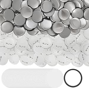 Amazon.com: 200 Sets 2.25 inch / 58mm Button Maker Supplies, Buttons ...