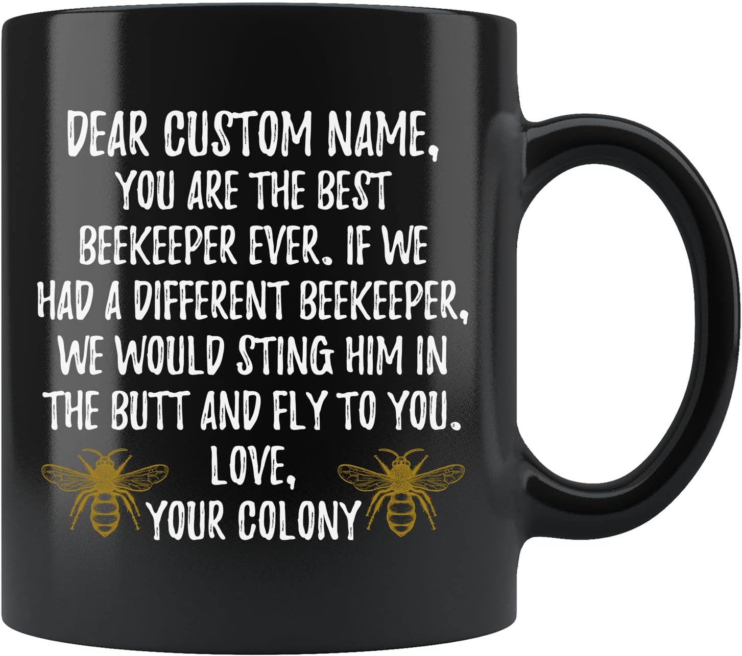 Amazon.com: freedomlook Personalized Beekeeper Mug, Beekeeper For Women ...